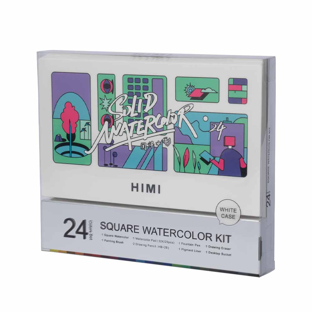 Himi Set Completo de Acuarela 24 colores – Meraki